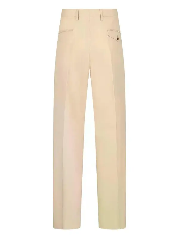 Paul Smith Pleat-detail Straight Leg Trousers - Neutrals