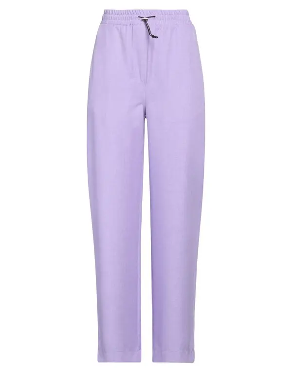 JIJIL Straight-leg Drawstring Pants - Purple