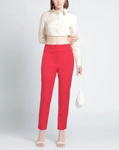 BLUGIRL Tapered Crepe Pants - Red