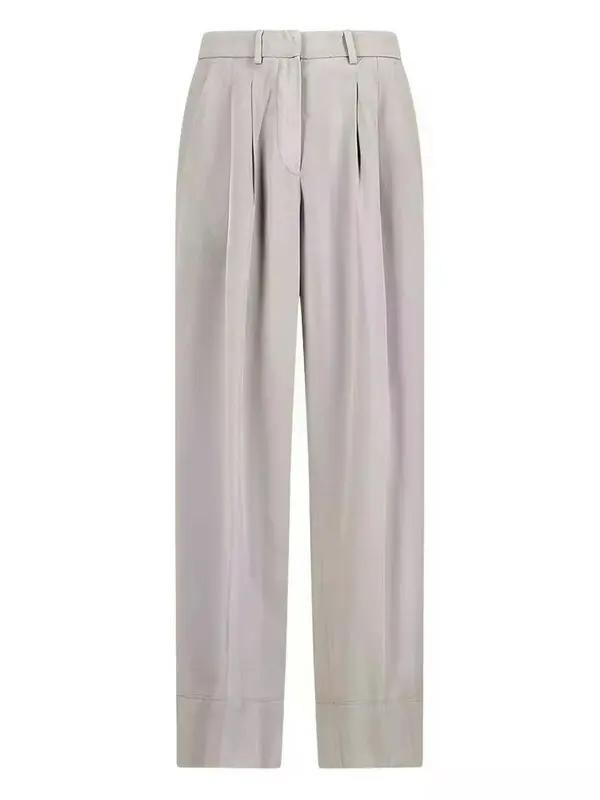 PT TORINO Pleated Straight Leg Trousers