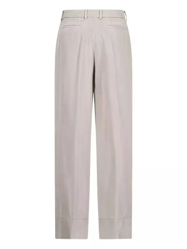 PT TORINO Pleated Straight Leg Trousers