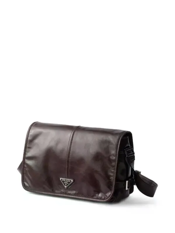Prada Leather Shoulder Bag - Brown