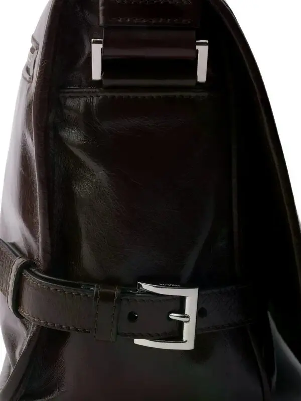 Prada Leather Shoulder Bag - Brown