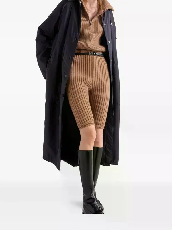 Prada Raglan-sleeve Patch-pocket Coat