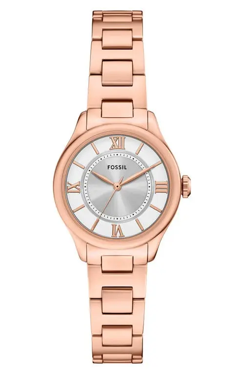 Fossil Gilmore Bracelet Watch - Rose/silver