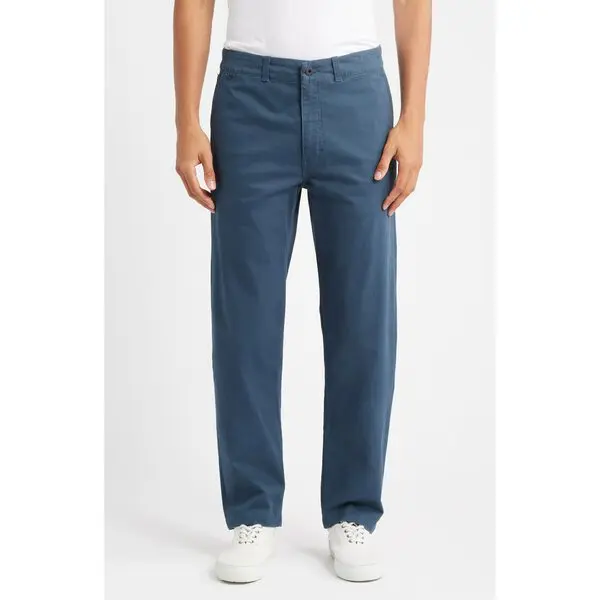 ROARK Crossroads Stretch Cotton Chinos - Navy
