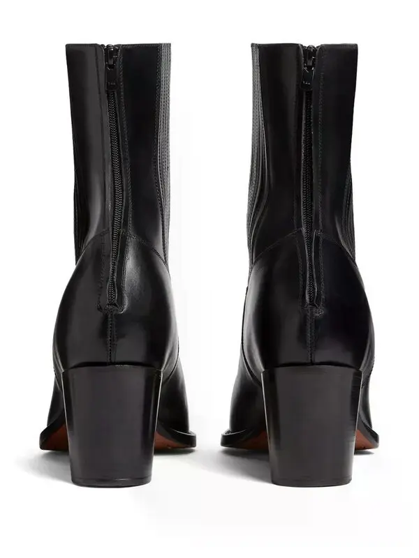 Dsquared2 Zip-up Leather Boots