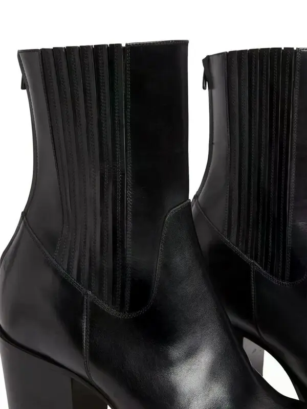 Dsquared2 Zip-up Leather Boots