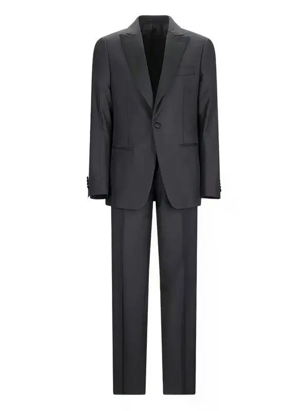 LARDINI Virgin Wool Suit - Grey