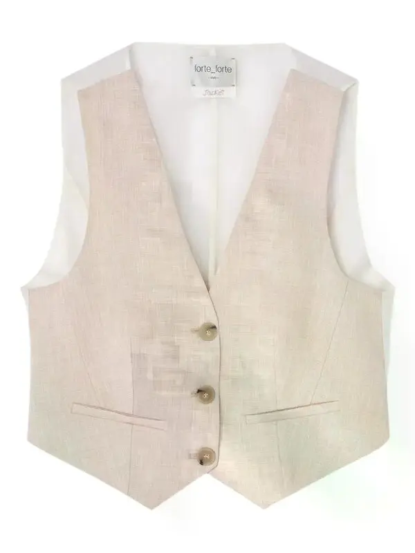 FORTE_FORTE Paneled Waistcoat