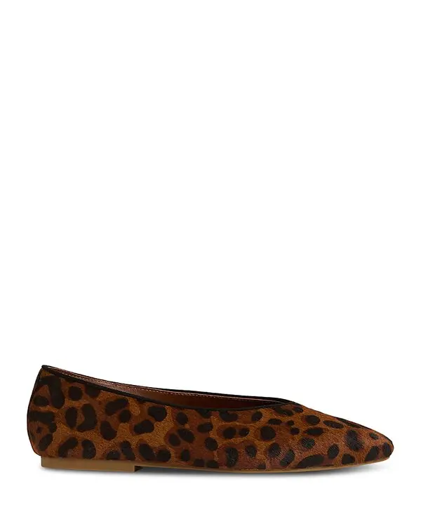 REISS Printed Ballet Flats