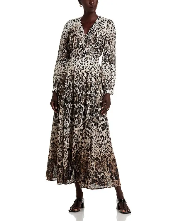 Elie Tahari The Alba Leopard Print Dress