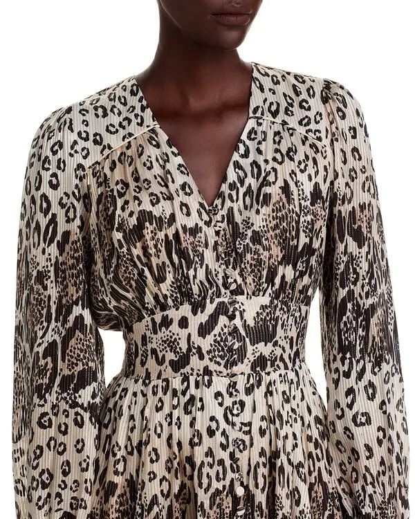 Elie Tahari The Alba Leopard Print Dress