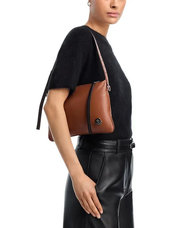 Moncler Vetta Nappa Leather Shoulder Bag