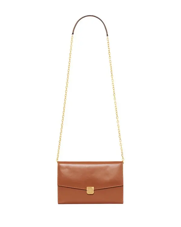 Gerard Darel Envelope Clutch - Cognac
