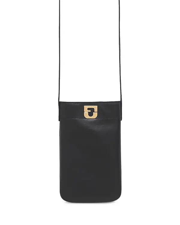 Gerard Darel Ladyphone Crossbody Phone Holder - Black