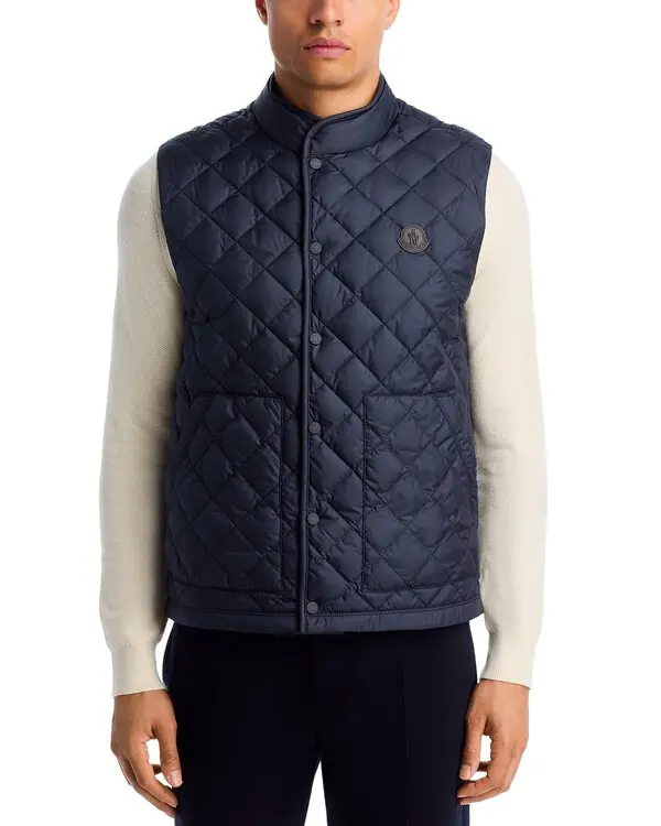 Moncler Lycope Diamond-quilted Vest