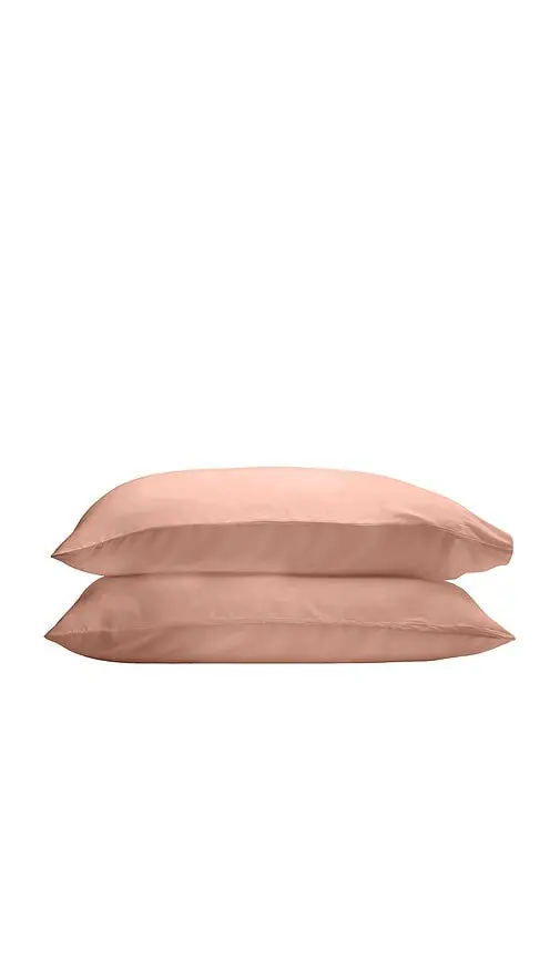 ETTITUDE Cleanbamboo Sateen+ Pillowcase Set In Pink - Quartz