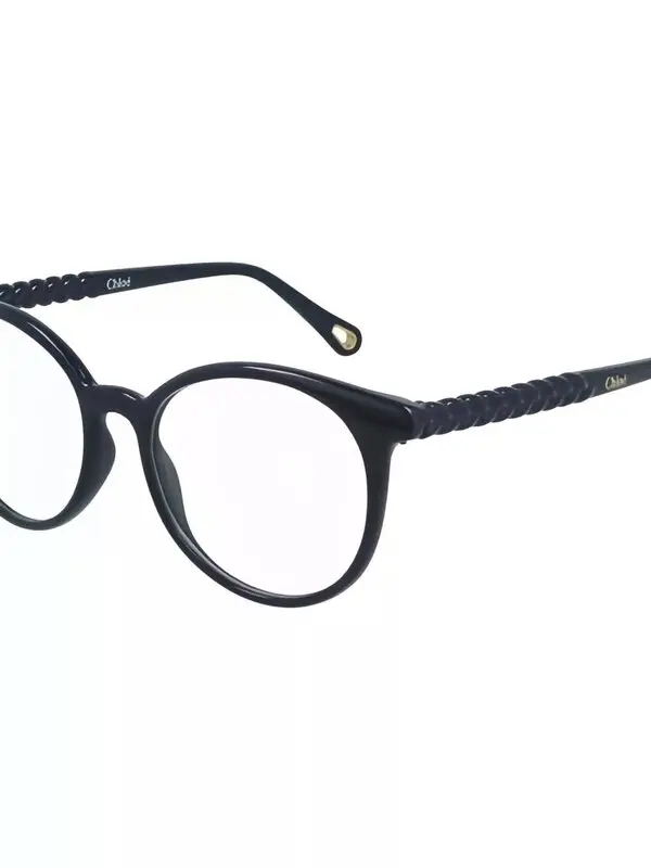 Chloé Round-frame Glasses - Blue