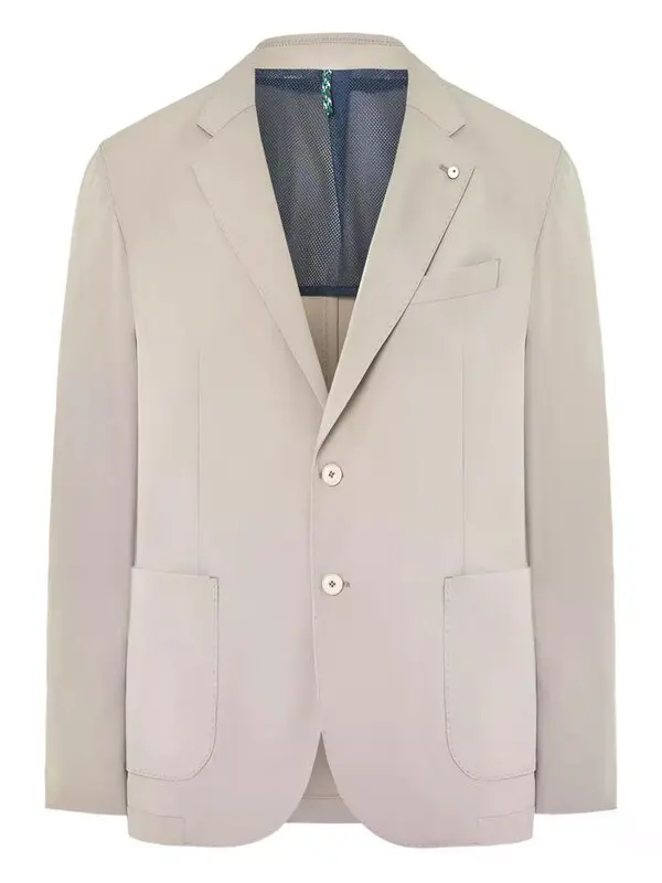 L.B.M. 1911 Button-fastening Patch-pocket Blazer - Neutrals