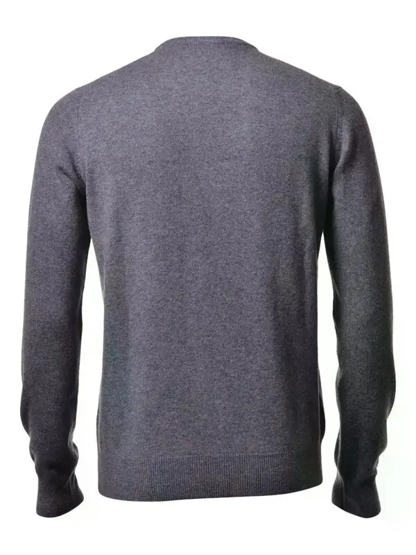 GRAN SASSO Cashmere Crew-neck Sweater - Grey