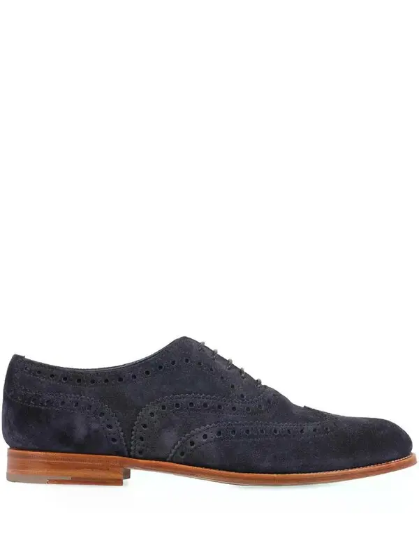 Church's Suede Lace-up Shoes - Blue