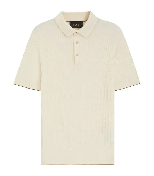 BOSS Silk-cotton Polo Shirt
