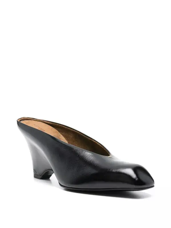 Khaite Wedge-heel Mules - Black