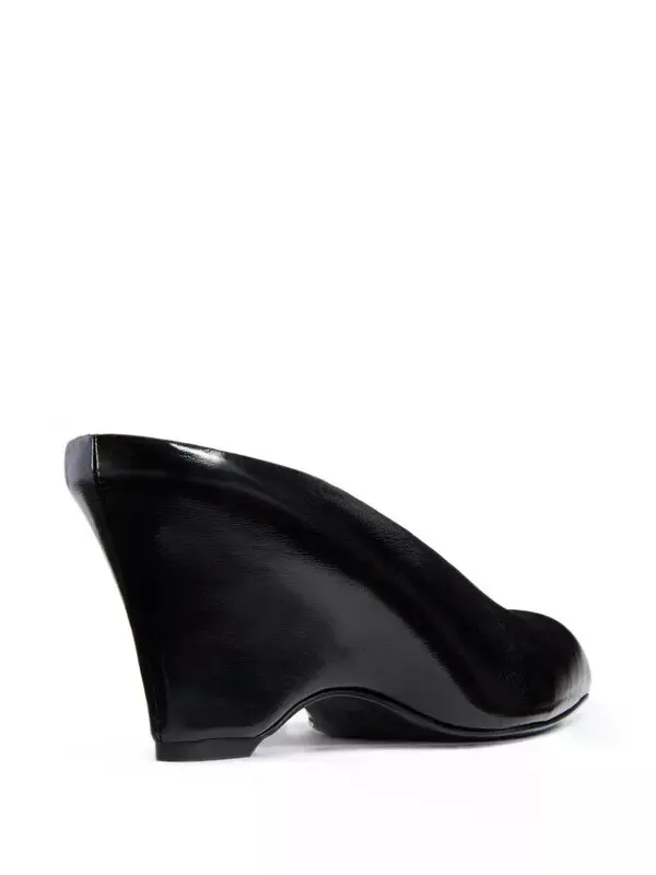 Khaite Wedge-heel Mules - Black