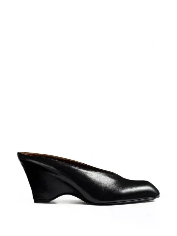 Khaite Wedge-heel Mules - Black