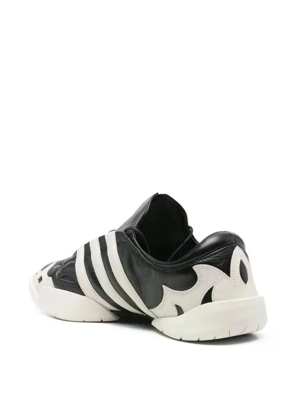 Y3 Leather Slip-on Sneakers - Black