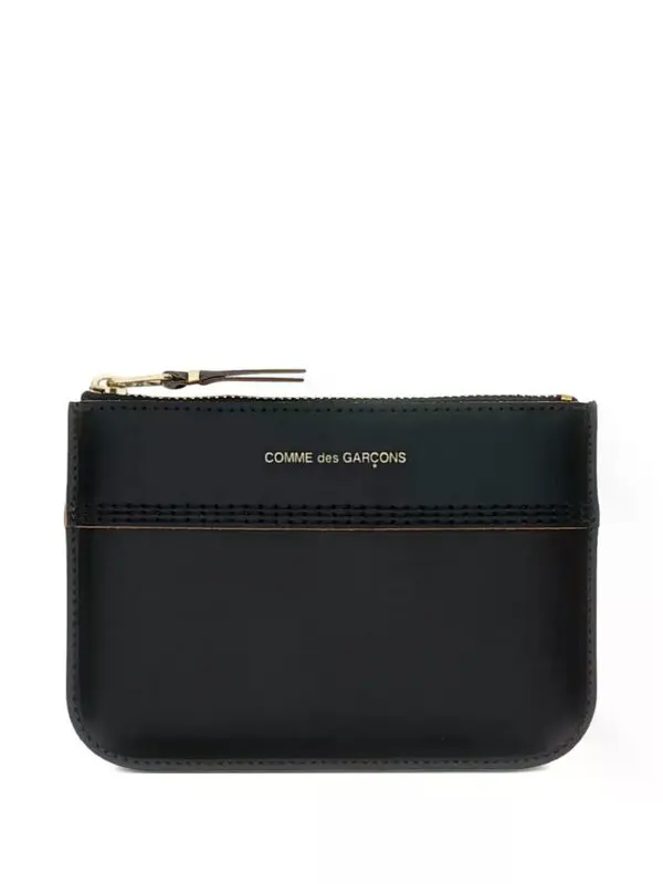 Comme Des Garçons Zip-fastening Leather Wallet - Black