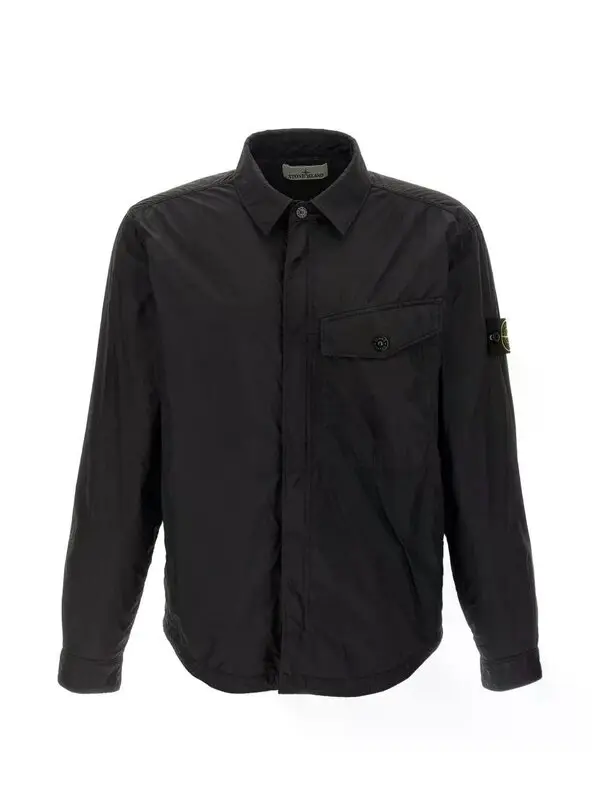 Stone Island Compass-motif Jacket - Black