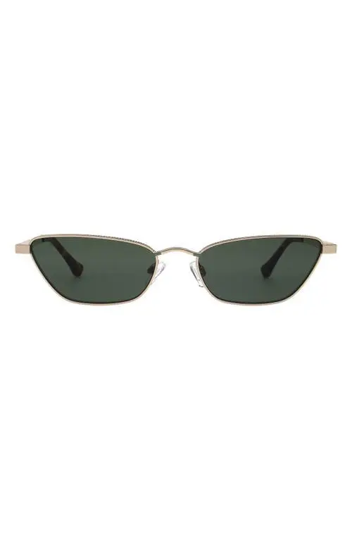FLORENCE BY MILLS 56mm Cat Eye Sunglasses - Gold Tort
