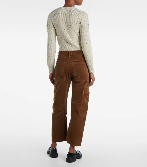 Citizens Of Humanity Marcelle Cotton Corduroy Cargo Pants - Brown