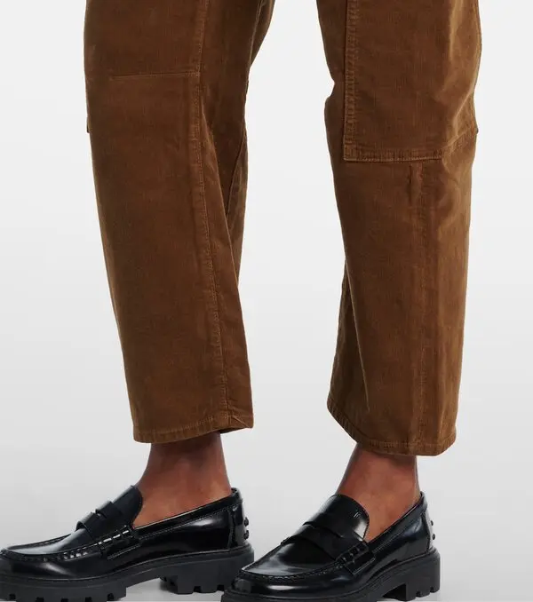 Citizens Of Humanity Marcelle Cotton Corduroy Cargo Pants - Brown