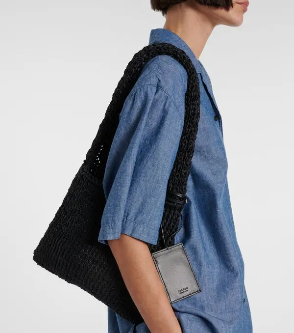 THE ROW Didion Woven Shoulder Bag