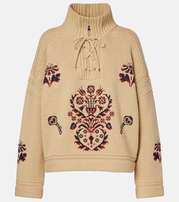 Etro Wool And Cashmere Sweater - Beige