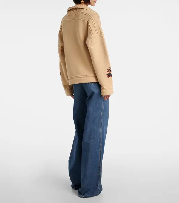 Etro Wool And Cashmere Sweater - Beige