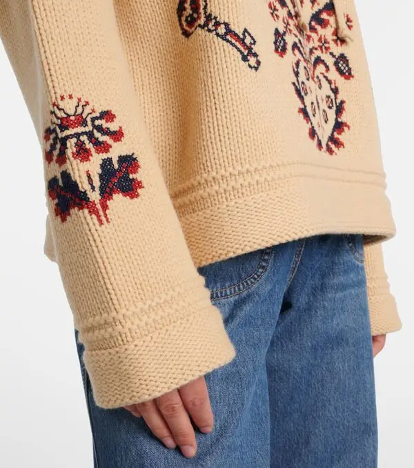 Etro Wool And Cashmere Sweater - Beige