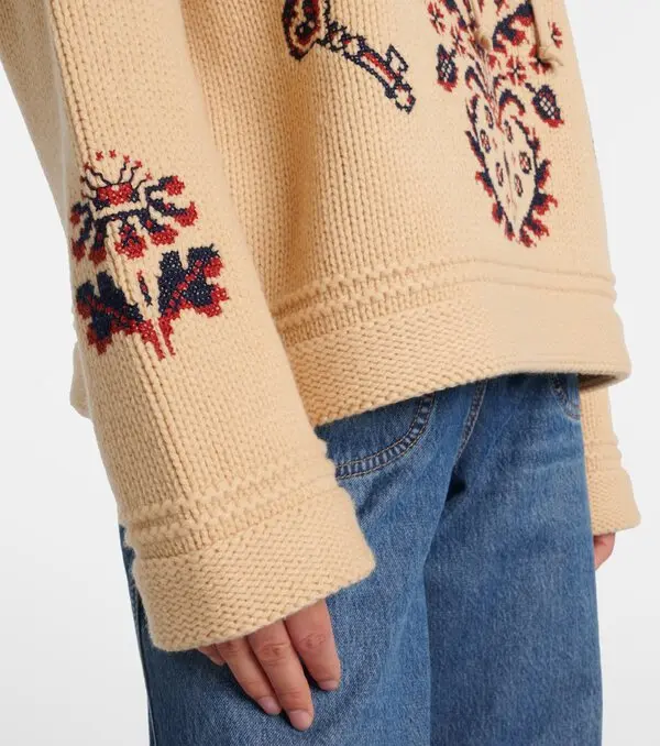Etro Wool And Cashmere Sweater - Beige