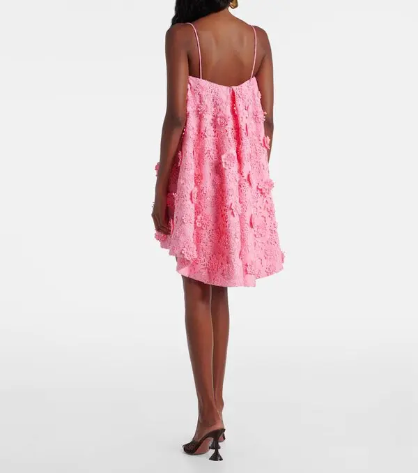 chinese dress ladies Leo Lin Emilia Lace Bustier Midi Dress in Candy Pink – Coco & Lola main image 1