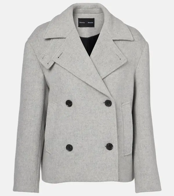 Proenza Schouler Double-breasted Cashmere Coat
