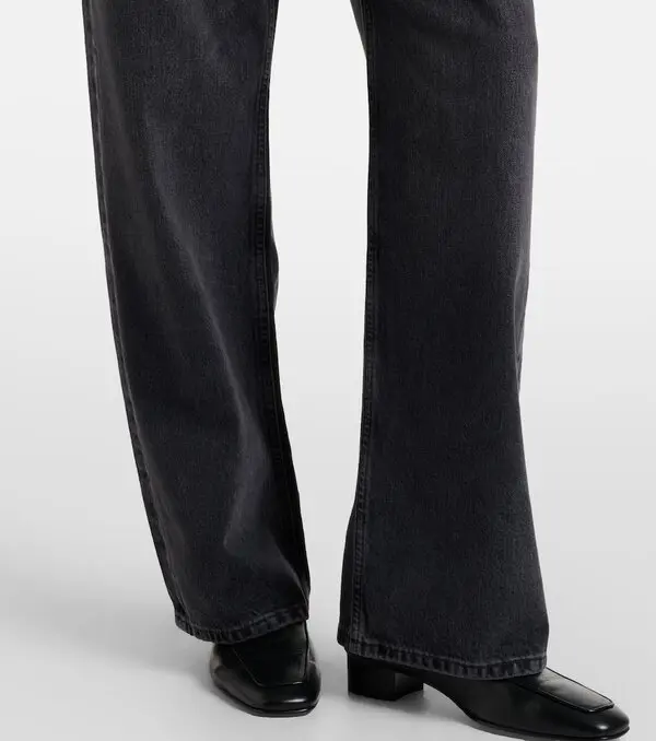 Citizens Of Humanity Lindz Low-rise Straight Jeans - Black