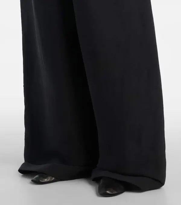 THE ROW Bellana Wide-leg Silk Pants