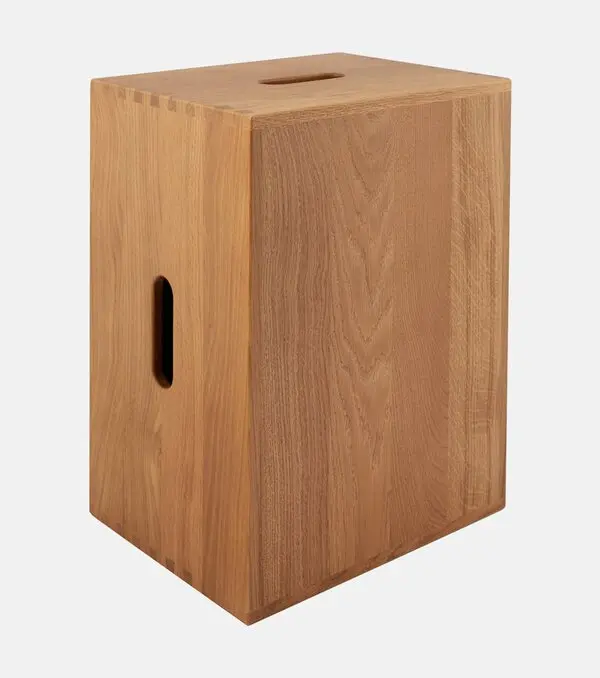 CASSINA Lc14 Maison Du Brésil Le Corbusier Oak Stool - Beige
