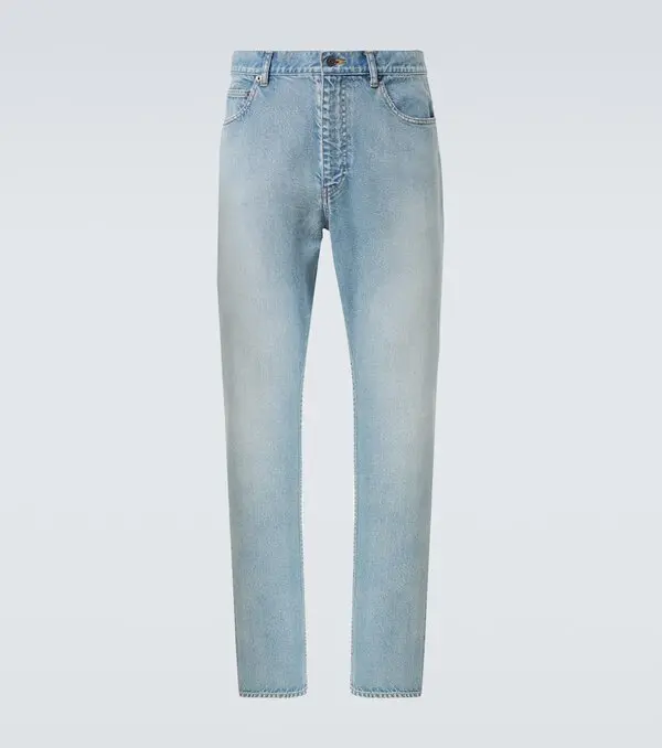 THE ROW Fred Straight Jeans - Blue