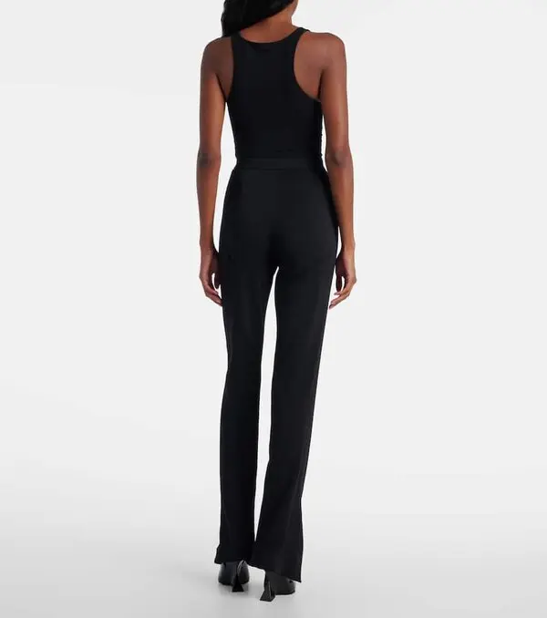 MUGLER High-rise Flared Trousers