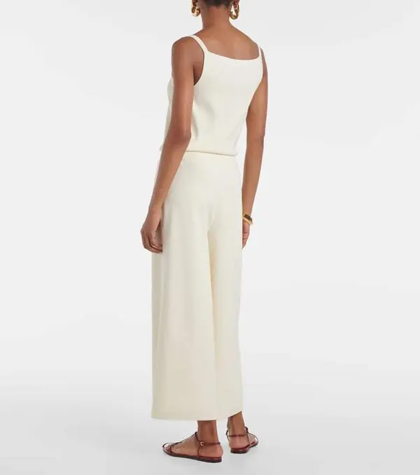 JOSEPH High-rise Wide-leg Pants