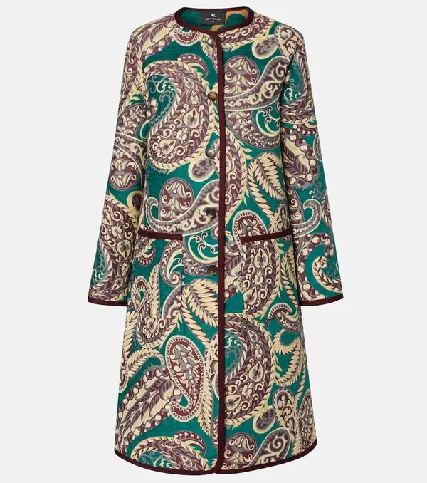 Etro Jacquard Reversible Coat